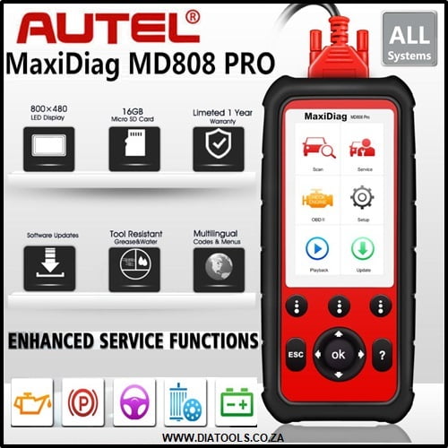 Autel MaxiDiag MD808 Pro Diagnostic Tool - DIATOOLS