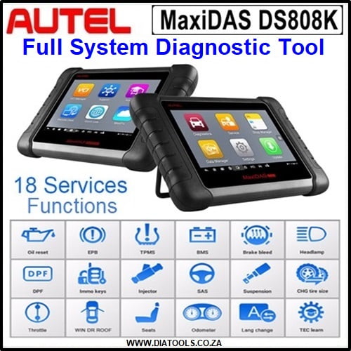 Autel MaxiDAS DS808K Diagnostic Tool - DIATOOLS