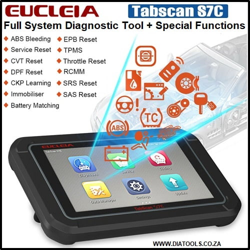 EUCLEIA TabScan S7C Automotive Intelligence Diagnostic System
