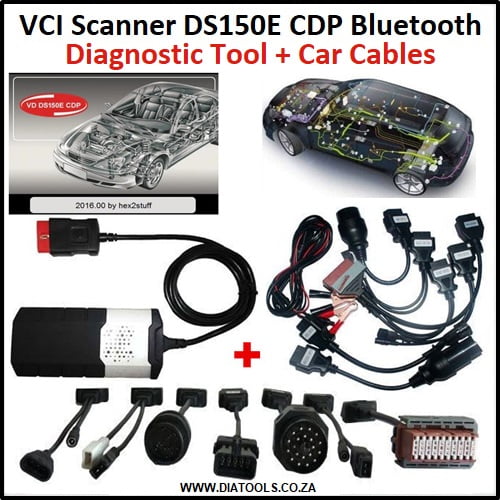 VCI DS150E OBDII Diagnostic Tool + Cars Cables
