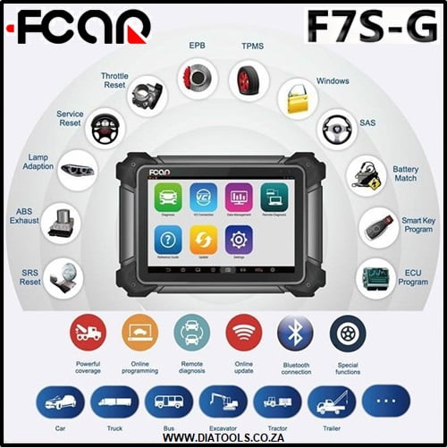 FCAR F7S G Diagnostic Tool For Cars and Heavy Duty Trucks