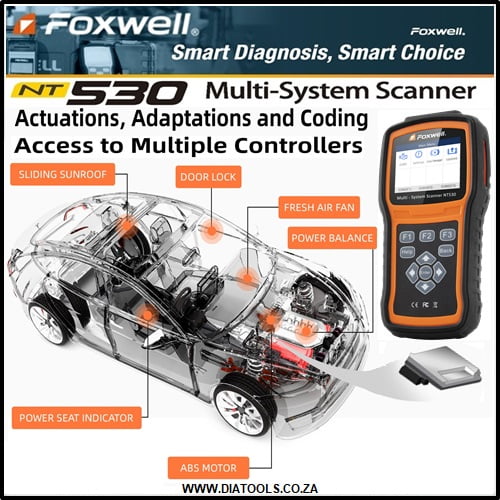 Foxwell NT530 Multi-System Scanner Diagnostic Tool - DIATOOLS