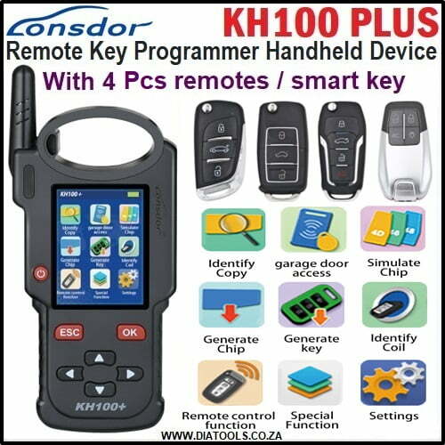 Lonsdor KH100Plus Remote Key Programmer - DIATOOLS