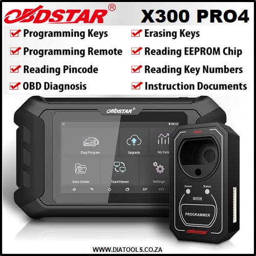OBDStar X300 Pro4 IMMO Key Programmer Device - DIATOOLS