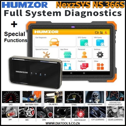 Humzor NexzSYS NS366S Diagnostic Tool with Special Functions