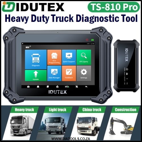 IDutex TS810 Pro Heavy Duty Truck Diagnostic Tool - DIATOOLS