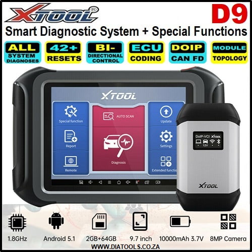 XTool D9 Automotive Professional Diagnostic Tool - DIATOOLS